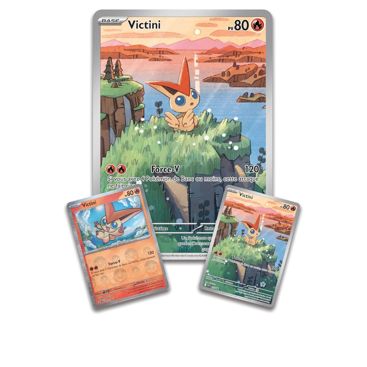 Black Lightning & White Flame - Victini Illustration Box - Pokémon - FR ...