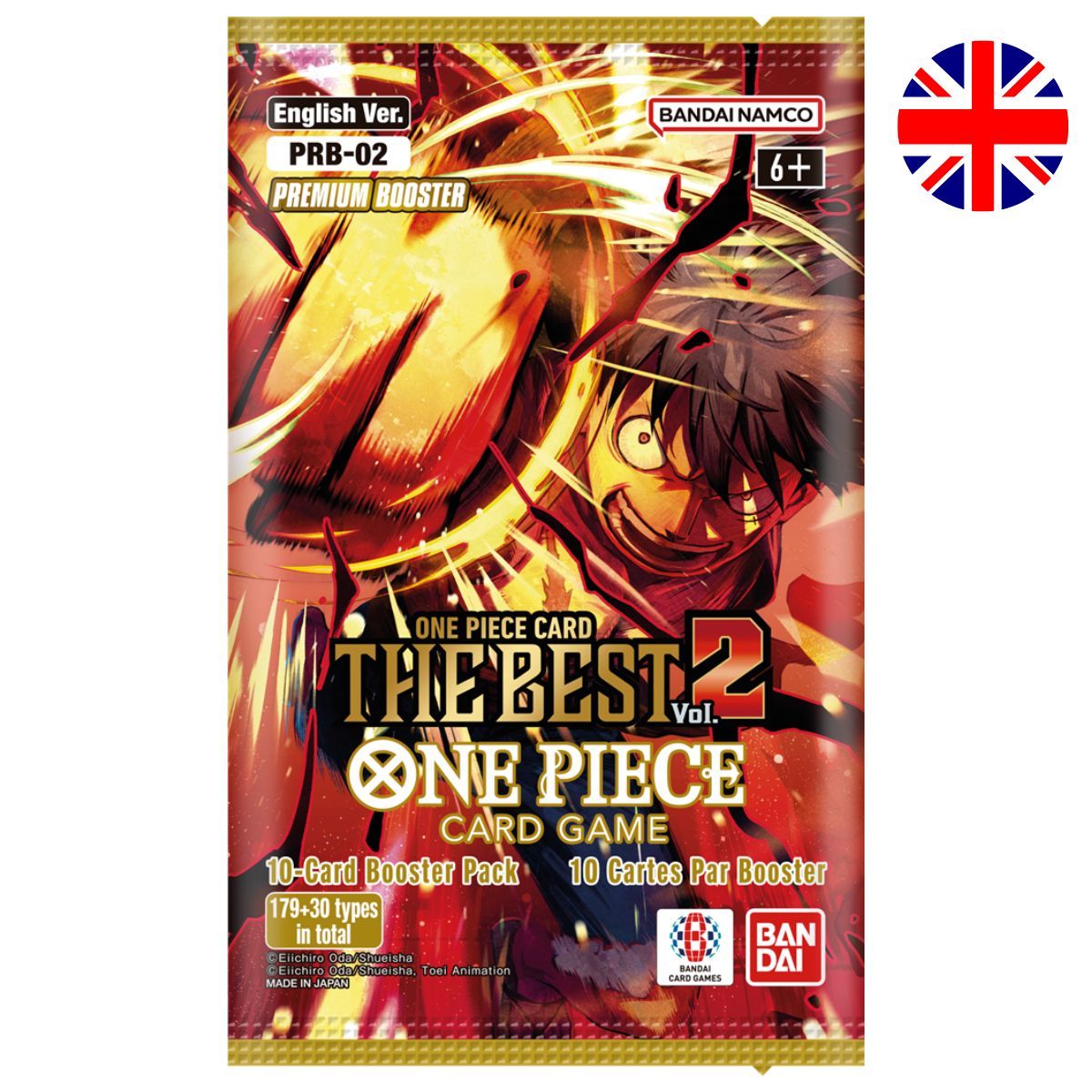 One Piece CG - PRB02 - The Best - Box of 20 Premium Boosters - EN ...